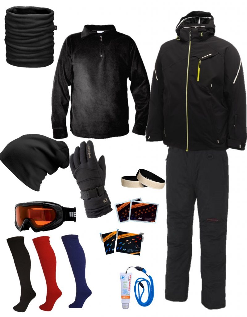 Mens / Boys Credit Crunch Ski Pack - Sub 32 Ski Clothing Hire